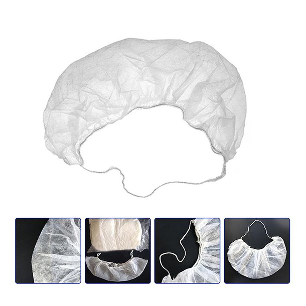 Cache barbe blanc 22 x 45 cm en PP (1000 unités)